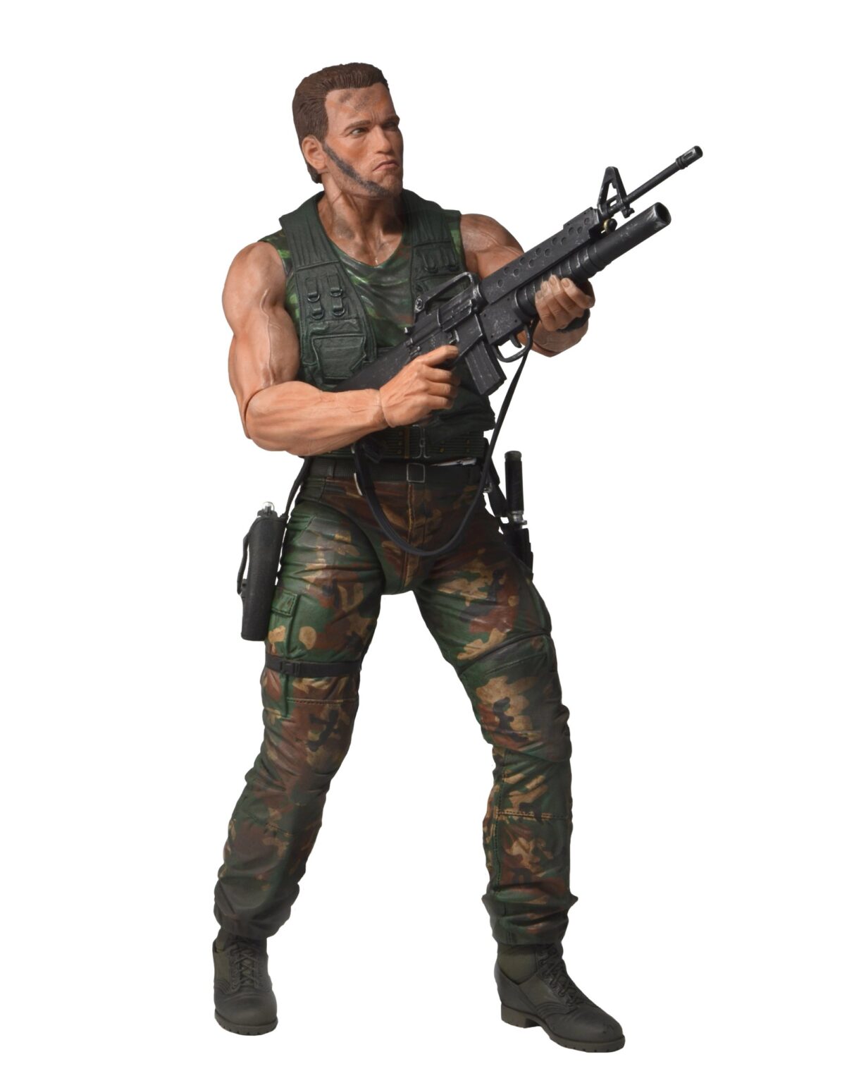 NECA Predators Dutch Arnold Schwarzenegger Action Figure, 1/4 Scale ...