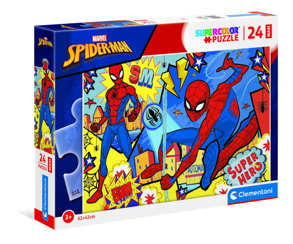MARVEL SPIDER-MAN SUPER COLOR PUZZLE CLEMENTONI - B3 STORE